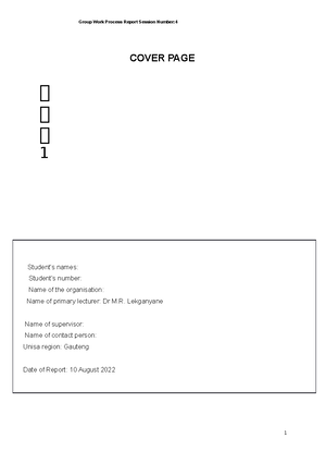 Template FOR THE Portfolio OF Evidence - ADDENDUM H: TEMPLATE FOR A ...