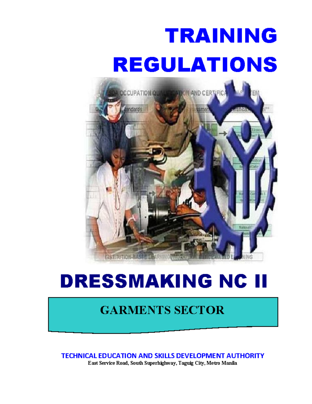 TR - Dressmaking NC II Training Regulations and Competency Standards ...