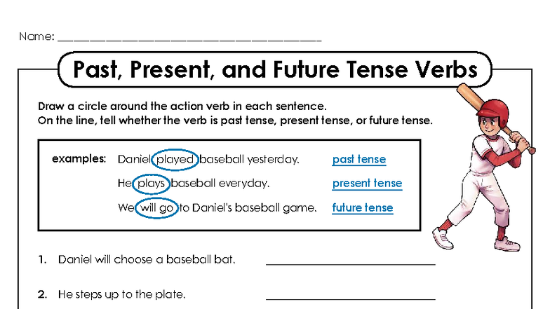Verbtenses Wdzbf - Action Verb Tense Identification Exercise - Studocu