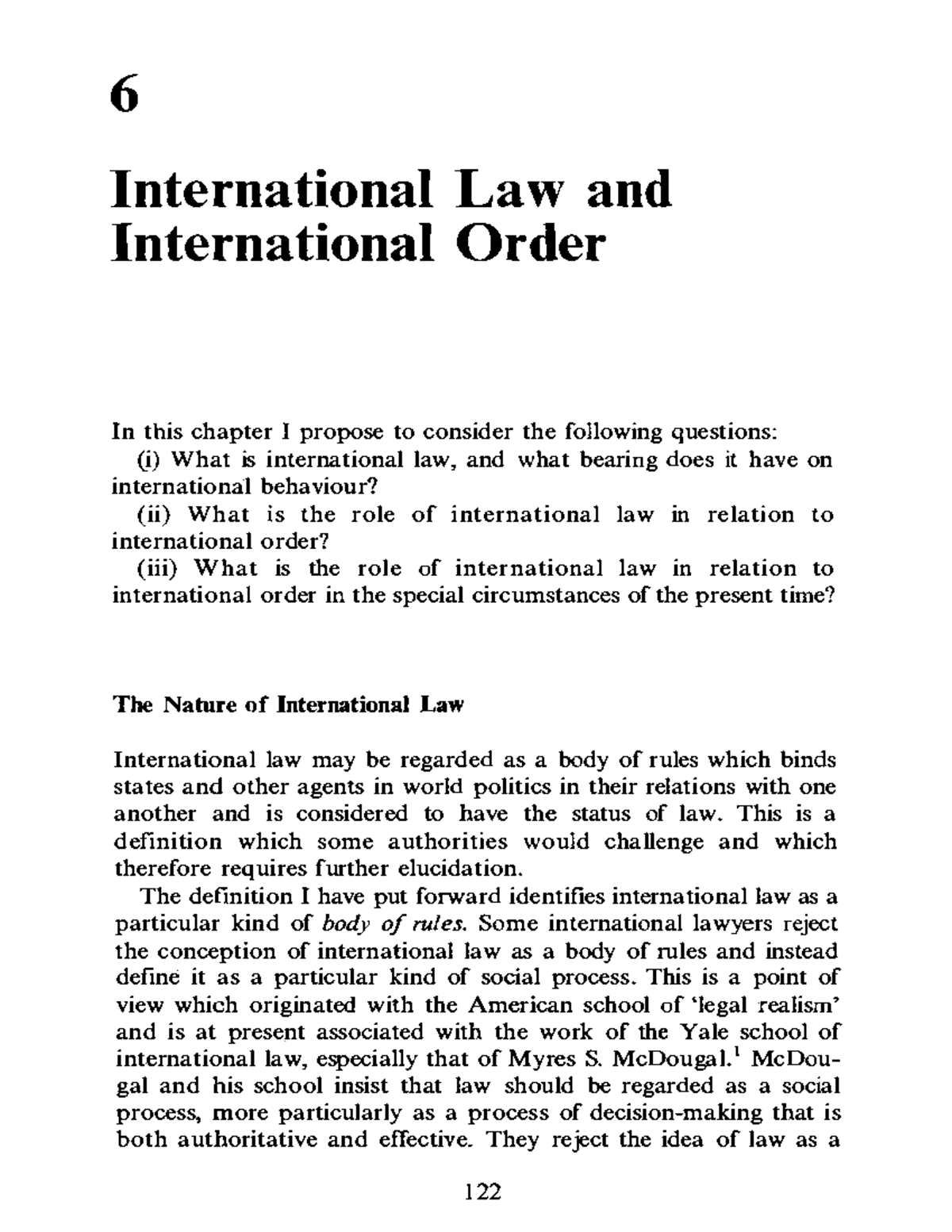 International Law and Its Role in Global Order Analysis (IL 101) - Studocu