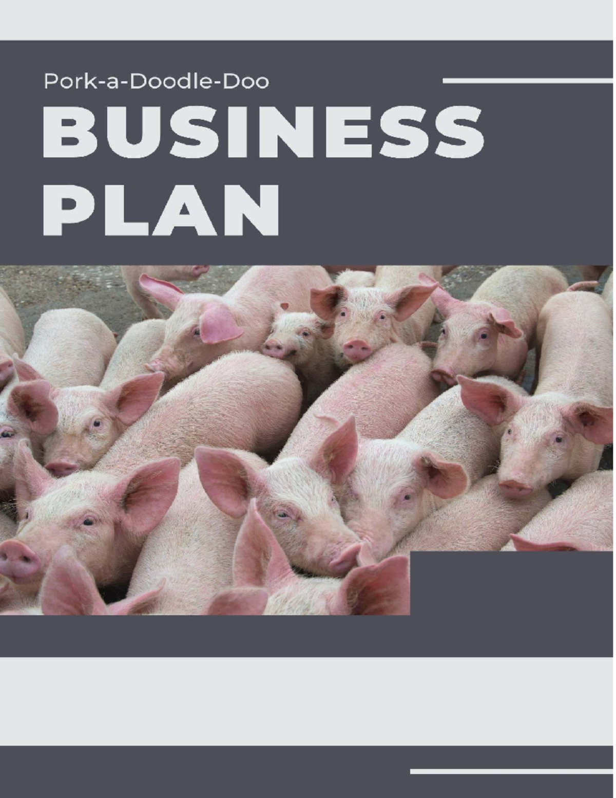 Pig Farm Business Plan - Executive Summary Overview: Farm-to-table ...