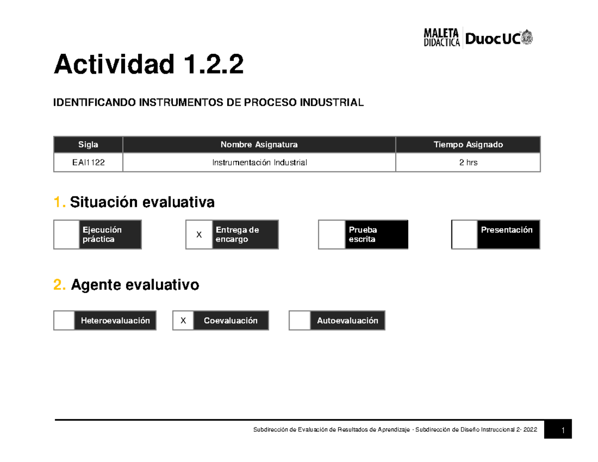 1.2.2. - Identificando instrumentos de un proceso industrial ...