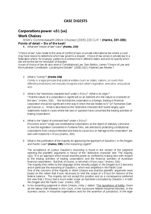 Week 12(A) - Overview of Express Rights and Freedoms in Australia - Studocu