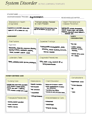 Cholecystitis system disorder ati active learning template - ACTIVE ...