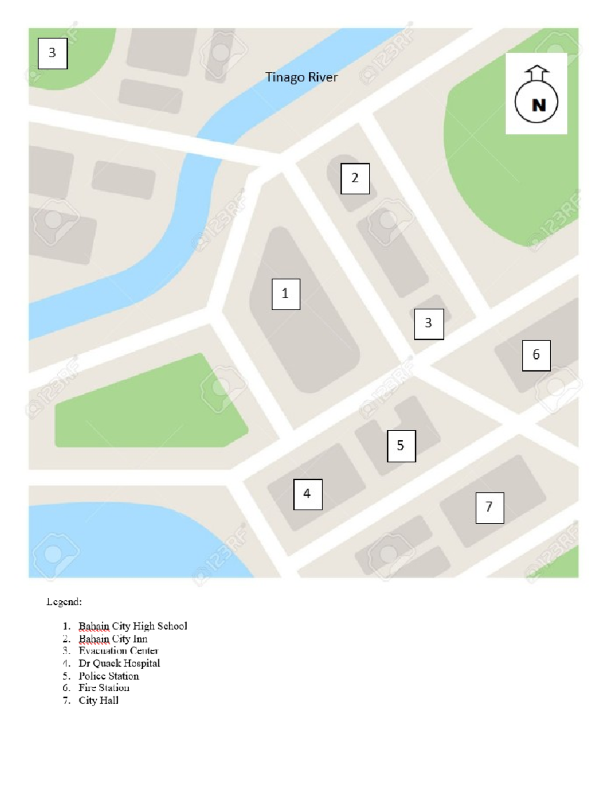 Bahain City Map - ICS Level IV - BEED_Content Education - 3 Tinago ...