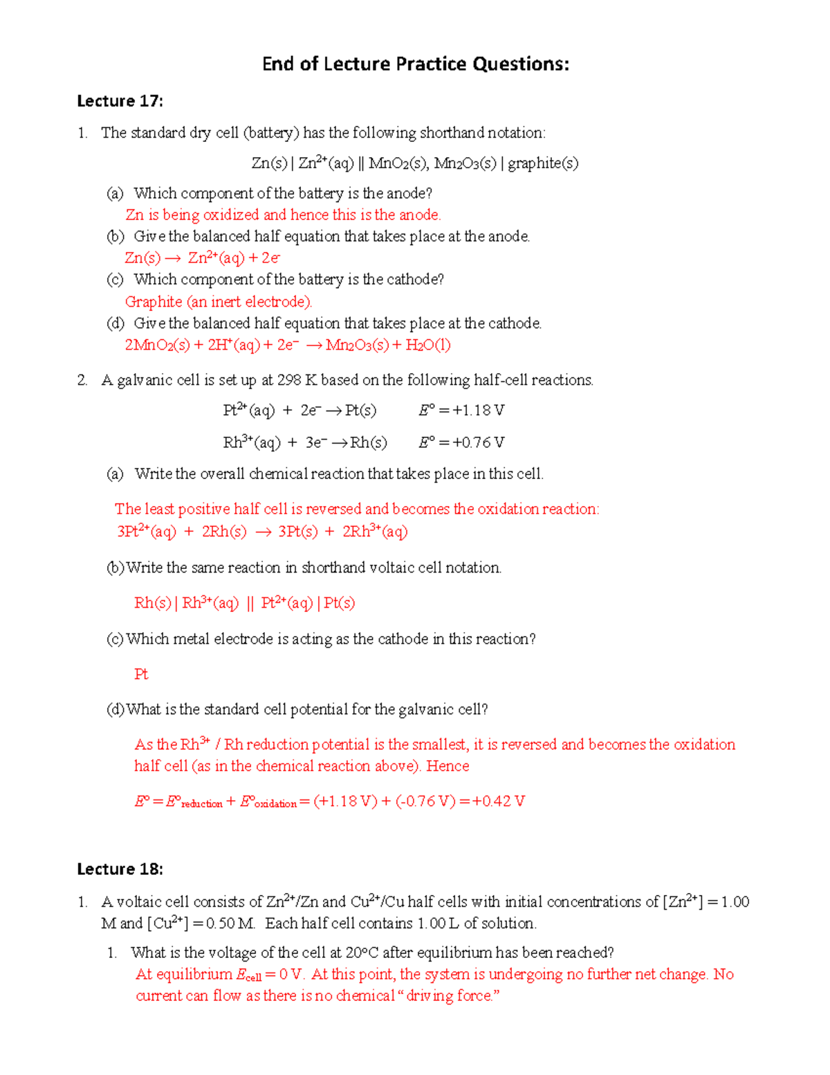 End+of+lecture+questions - End of Lecture Practice Questions: Lecture ...