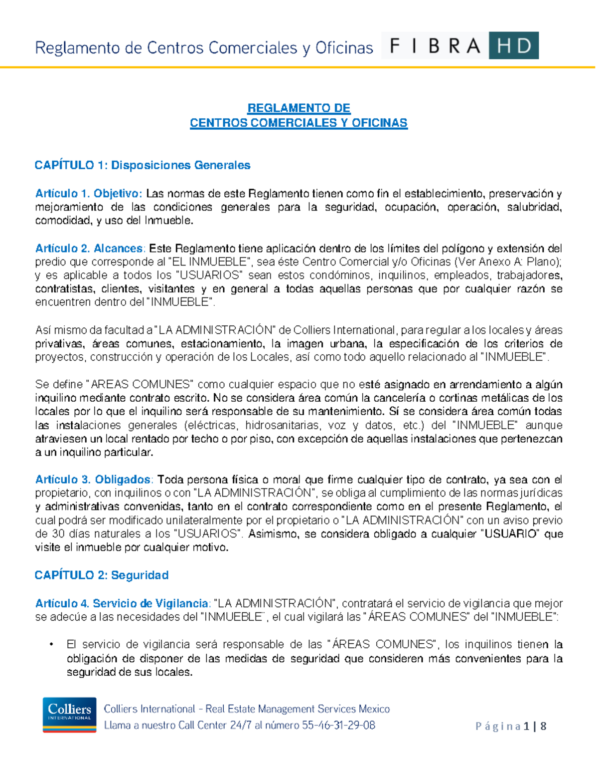 Reglamento de Centros Comerciales General - Garzon - Paola - REGLAMENTO DE CENTROS COMERCIALES Y ...