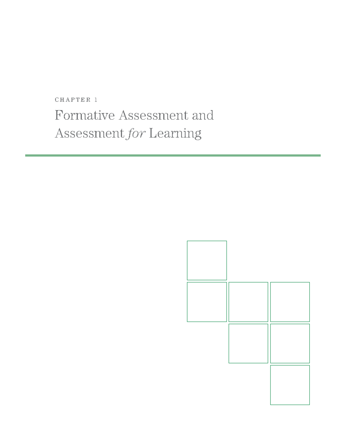 Chapter 1: Understanding Formative Assessment and Strategies for ...