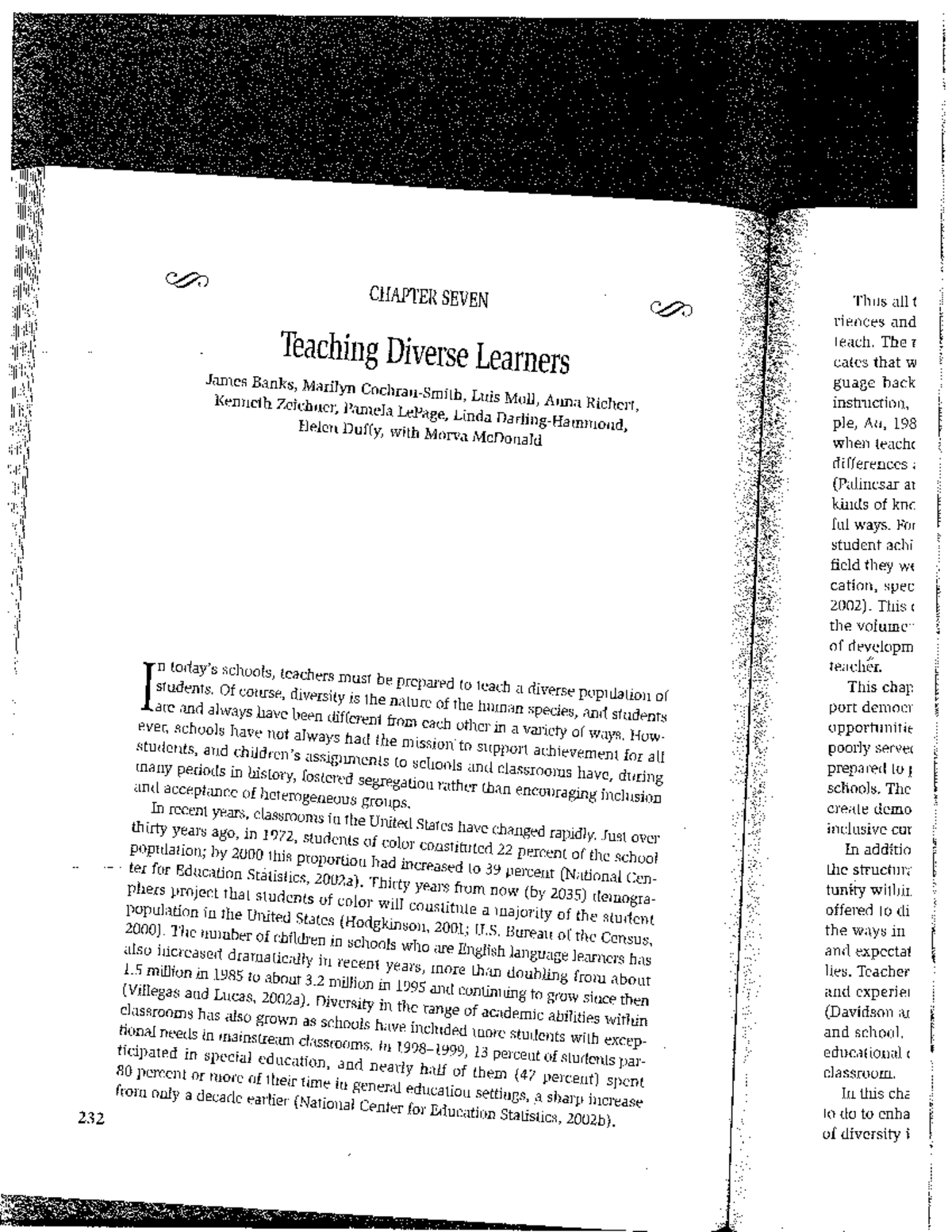 Final Exam Review: Teaching Diverse Learners (EDU 302) Key Concepts ...