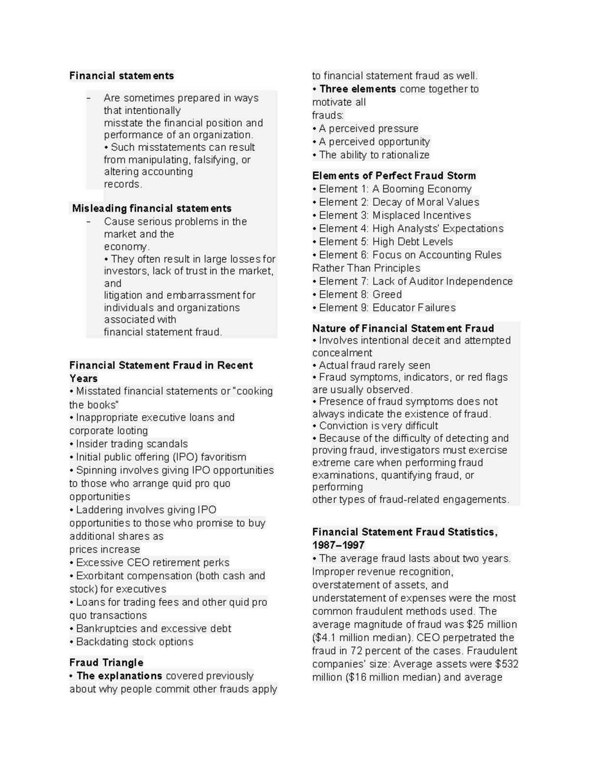 Financial Statement Fraud: Causes, Consequences, and Key Indicators ...