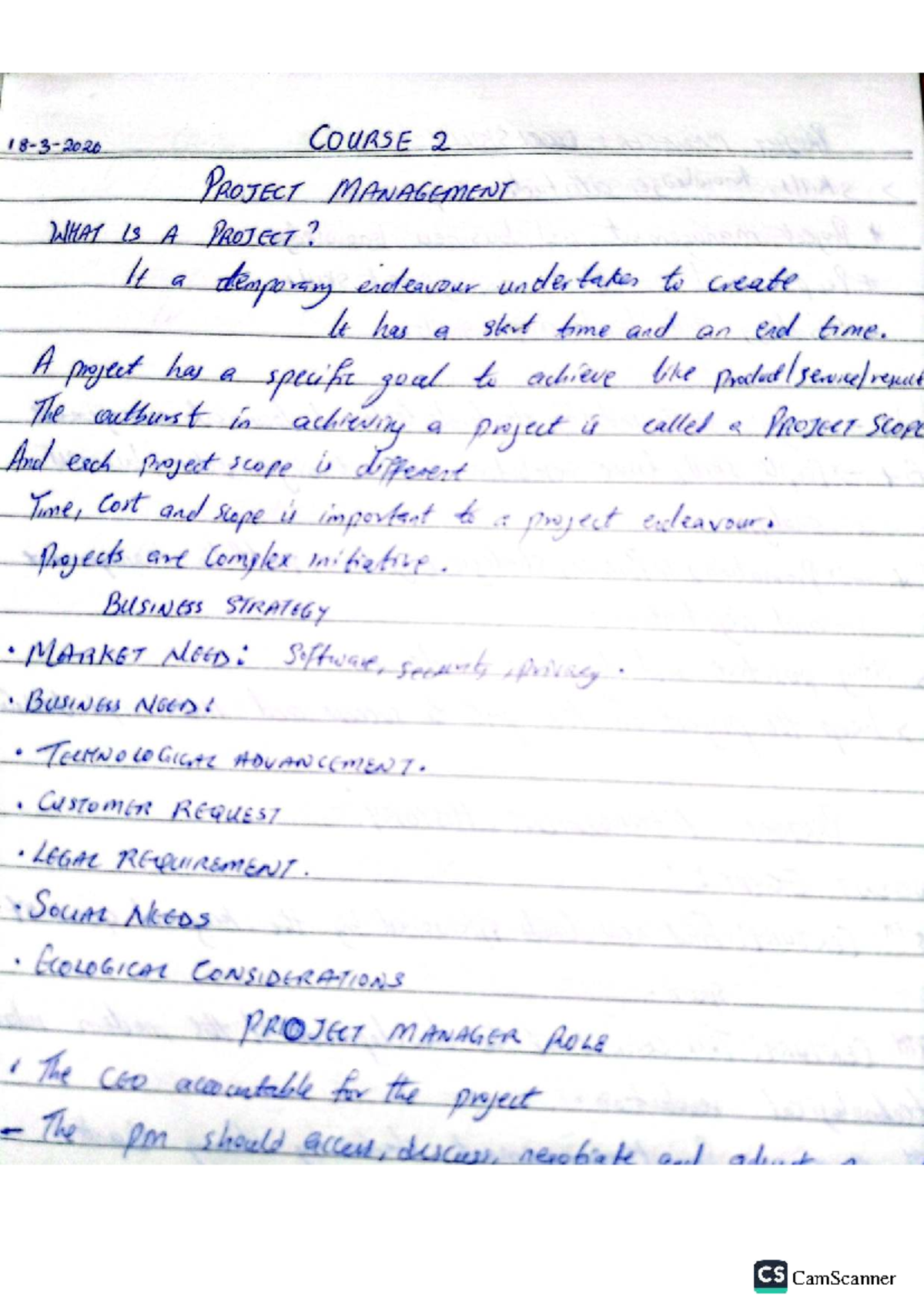 Project Management Overview and Key Concepts (PM 101) - Studocu