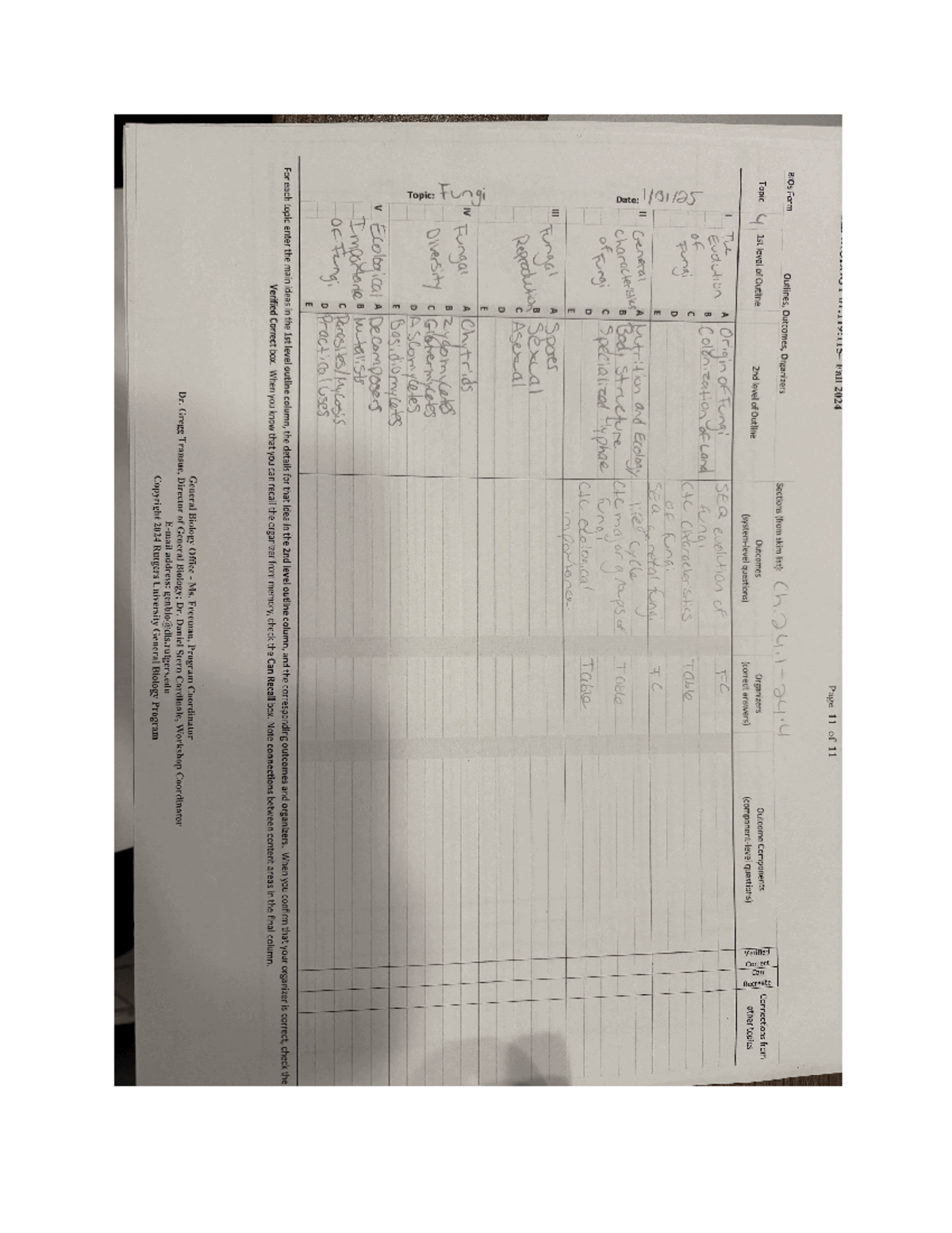 Lecture 4 Bios Form - 2024 Page 11 of 11 BiOs Form Outlines, Outcomes ...