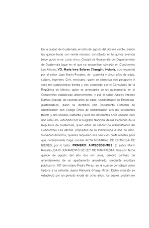 Declaracion Jurada Actualizacion RGAE - Acta Notarial de Inscripción y ...