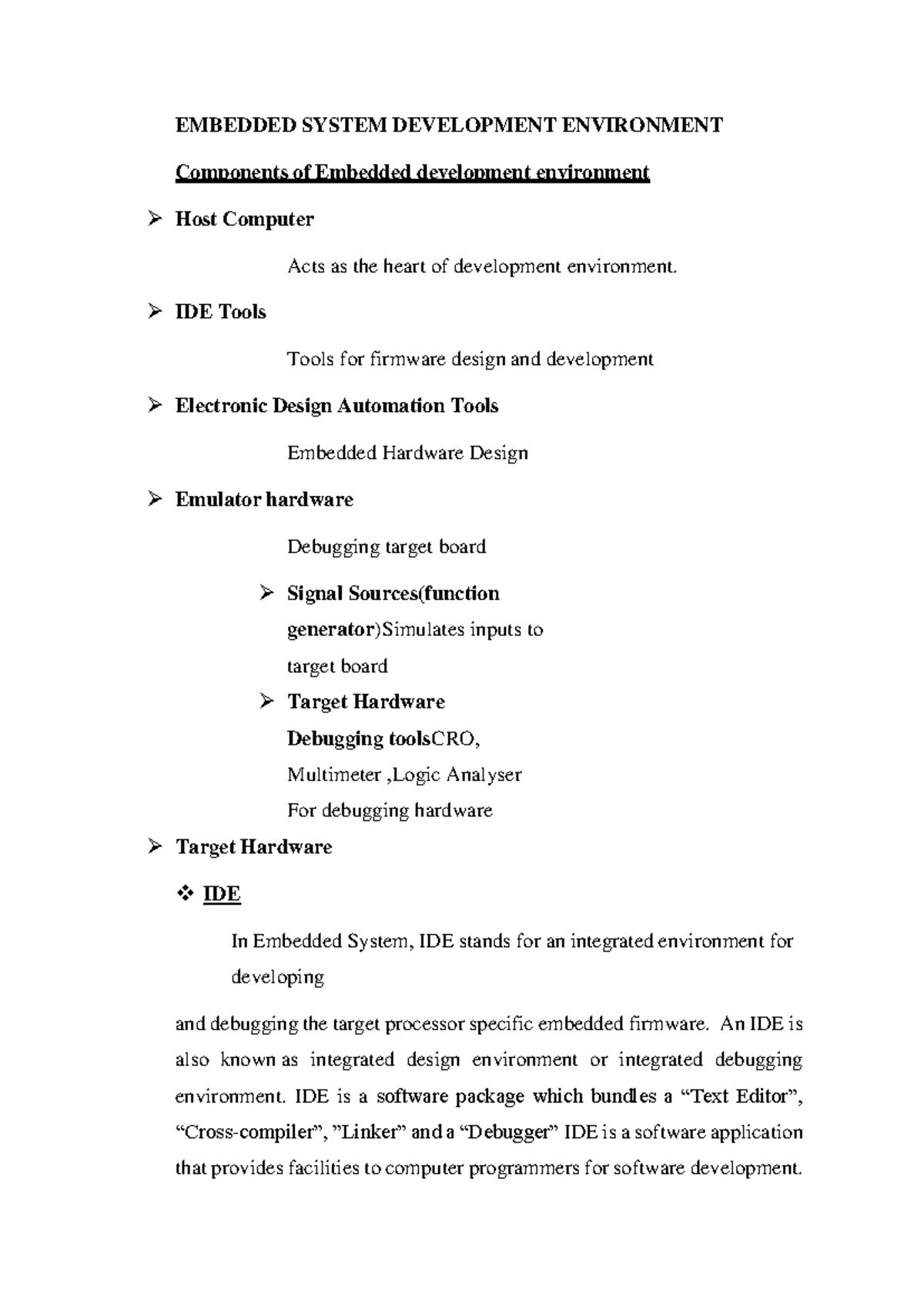 Embedded Systems Development Environment: A Comprehensive Overview ...