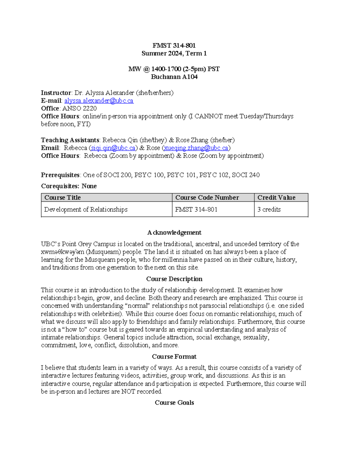 FMST 314 Syllabus - Relationship Development Summer Term 1 2024 - Studocu
