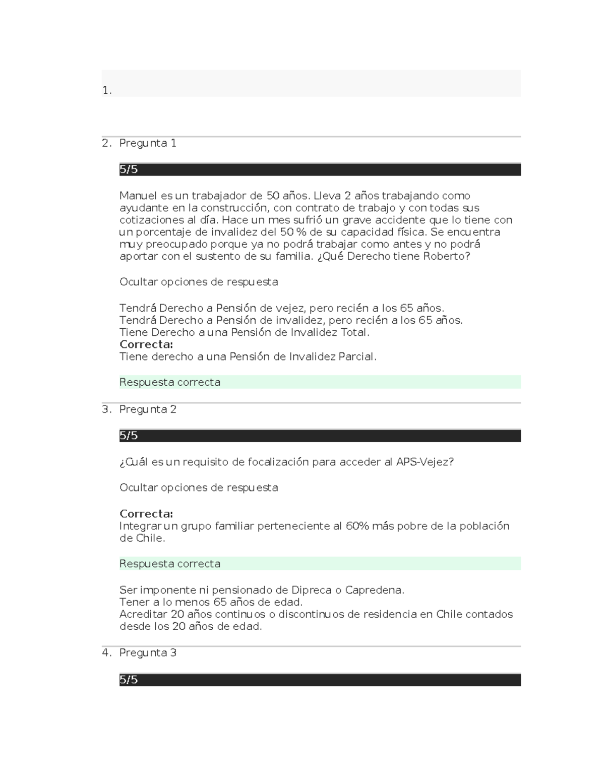 Sistemas de Seguridad Social y Pensiones - Preguntas y Respuestas - Studocu