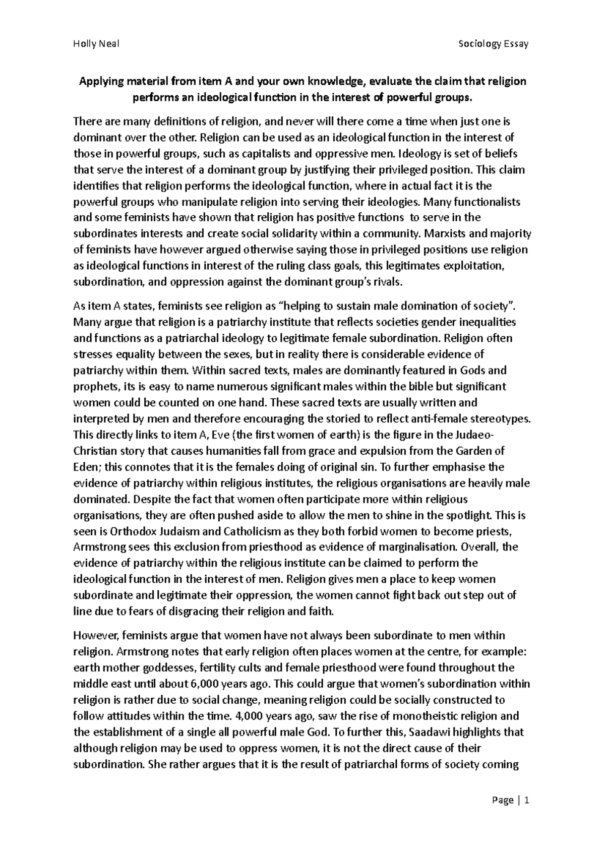 2020 November Eduqas GCSE English Language Component 2 annotated ...