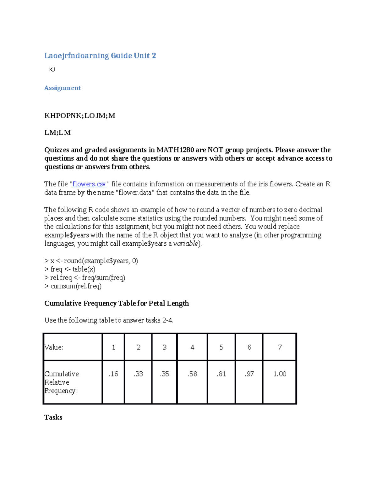 Assignment Unit 2 - document - Laoejrfndoarning Guide Unit 2 Assignment ...