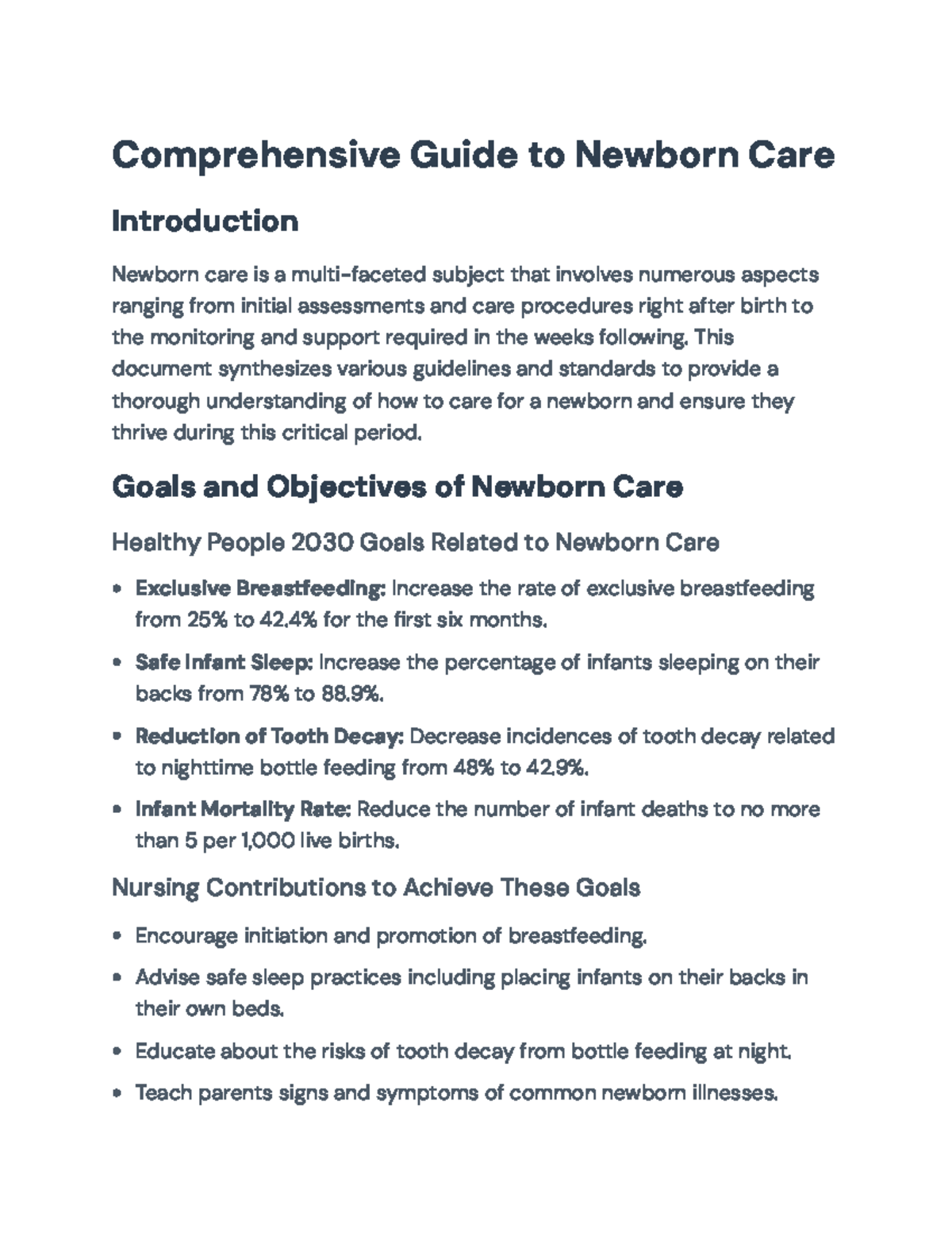 Comprehensive Guide to Newborn Care and Monitoring Techniques ...