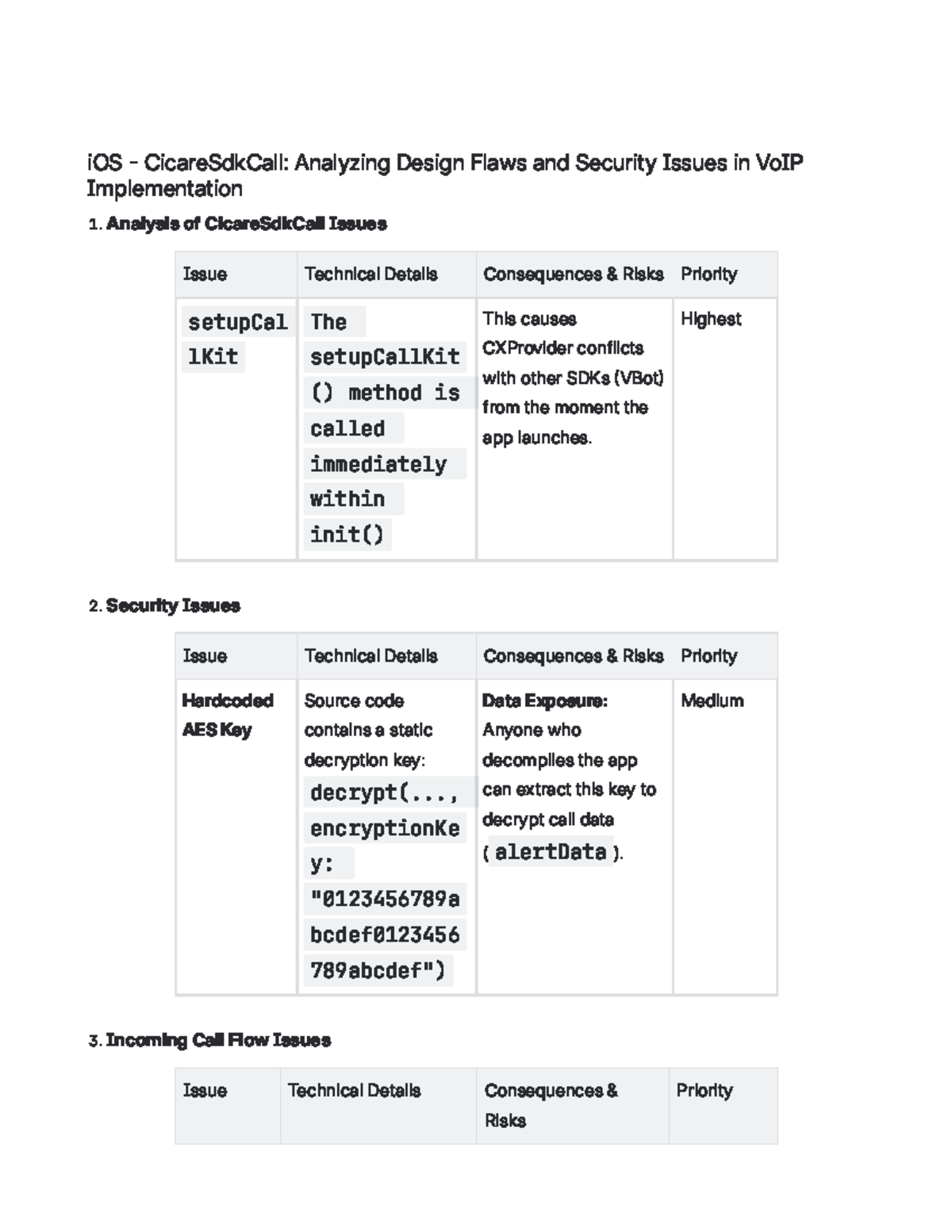 PMO-iOS: Analyzing Design Flaws & Security Issues in VoIP ...