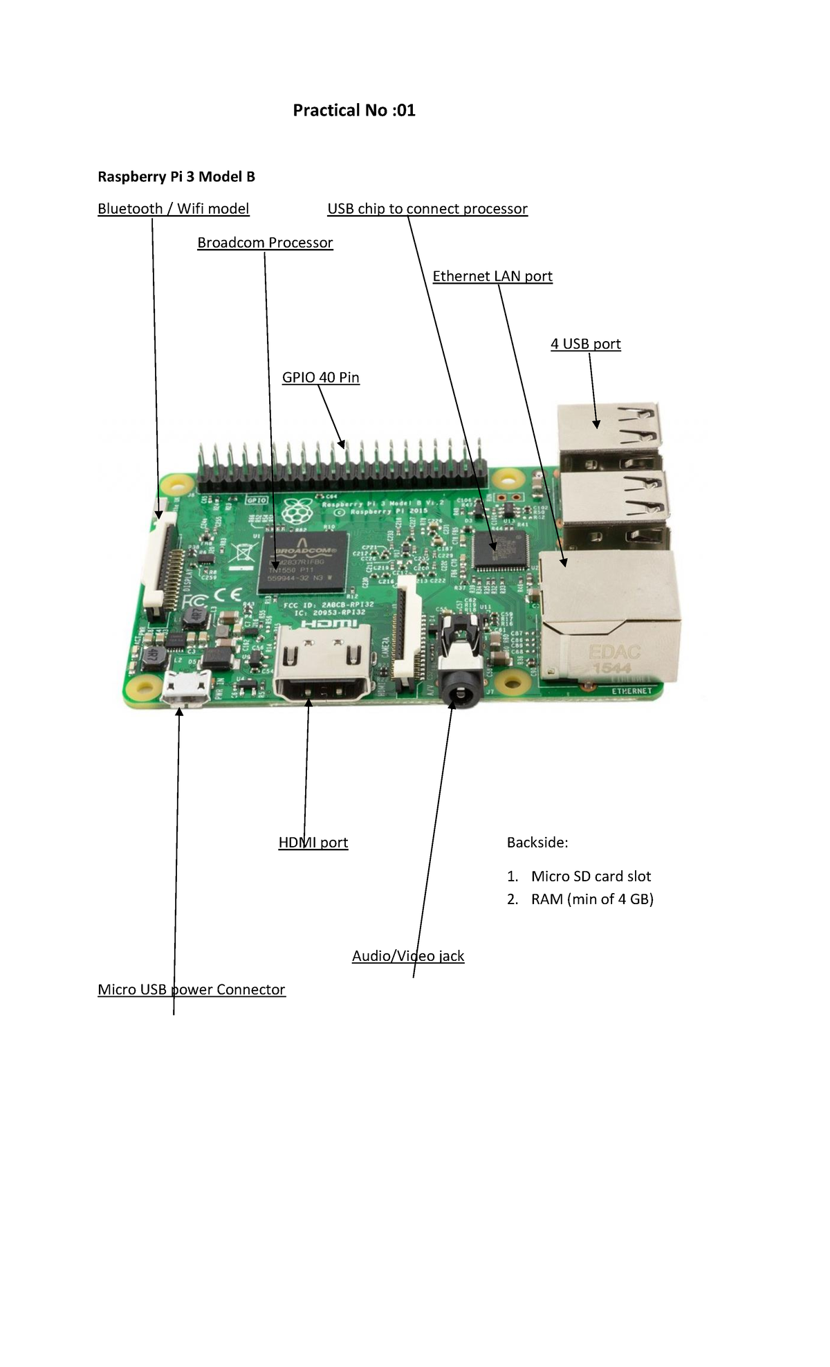 T.Y.B.Sc.I IOT Practical Manual: Raspberry Pi Experiments and Setup - Studocu