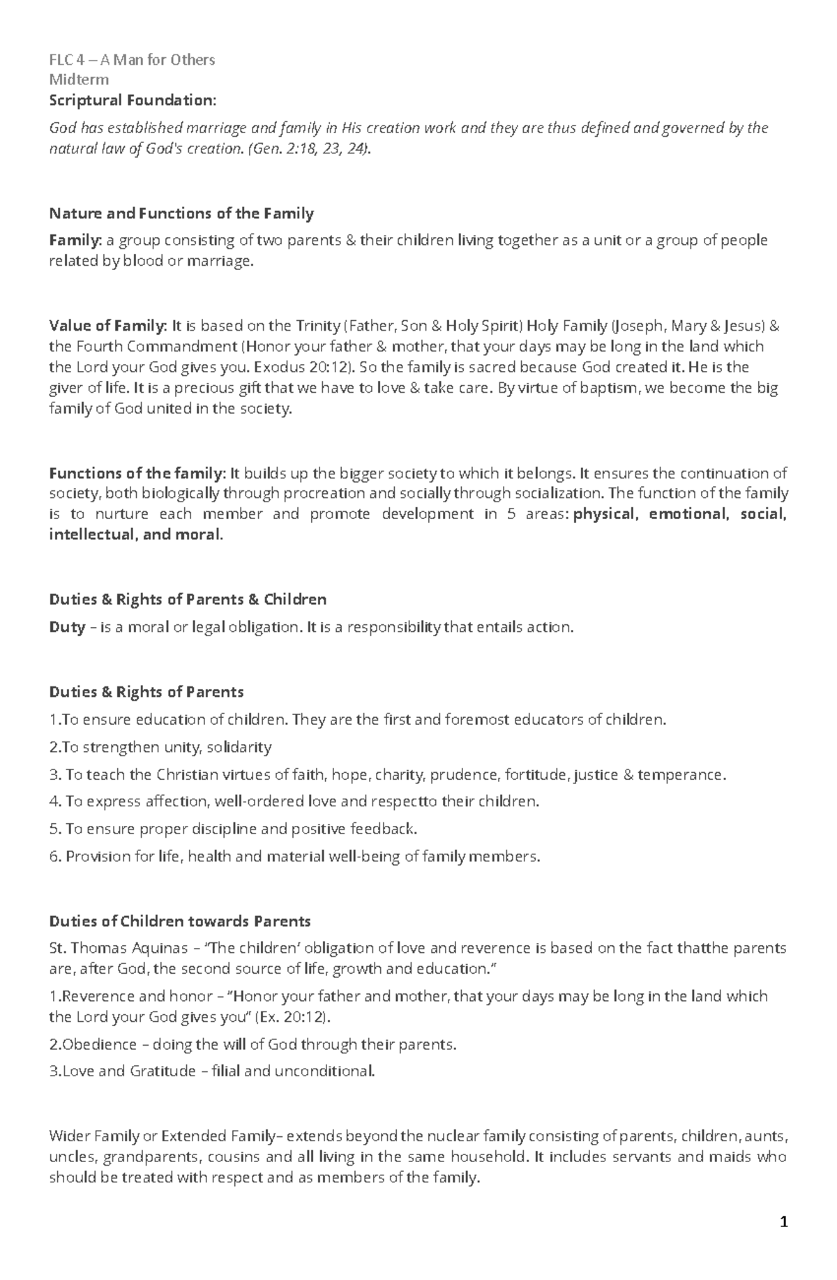 FCL 4 - Midterm Exam Notes on Family and State Theories - Studocu