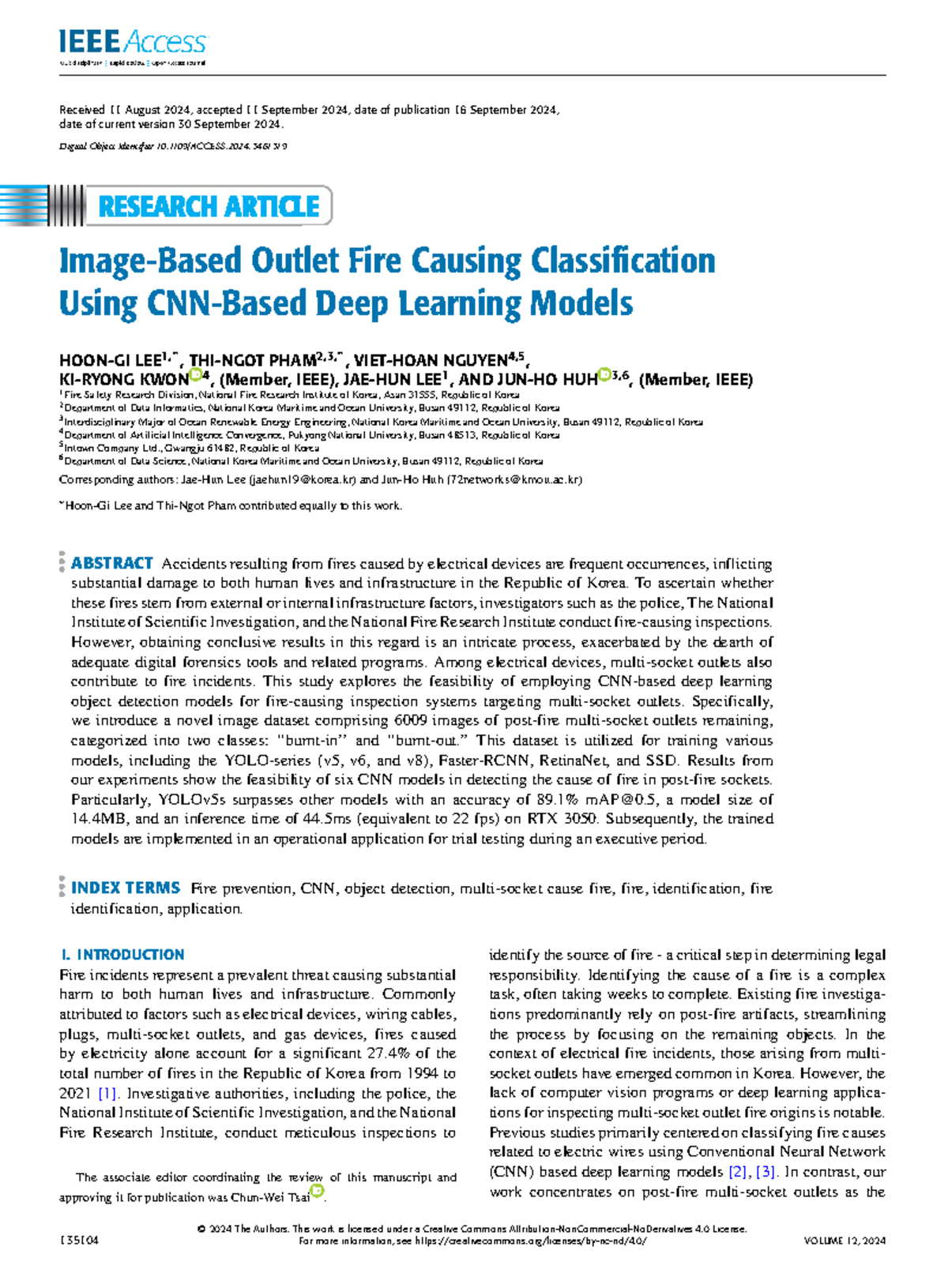Image-Based Outlet Fire Cause Classification Using CNN Deep Learning ...