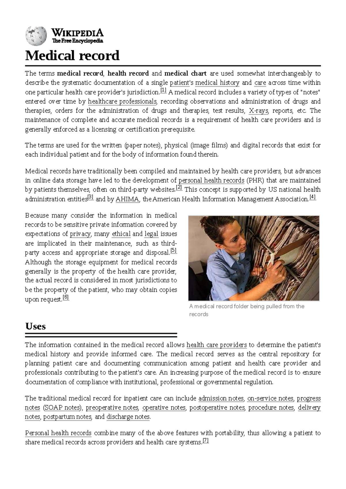 Understanding Medical Records: Structure, Ownership, and Access Rights ...