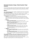 Embedded Systems - BEC601 - VTU - Studocu