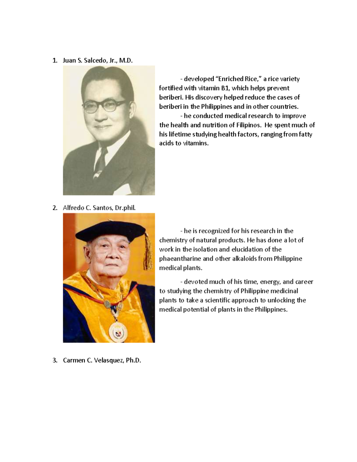 Fils sciens - acts/nts - Juan S. Salcedo, Jr., M. developed