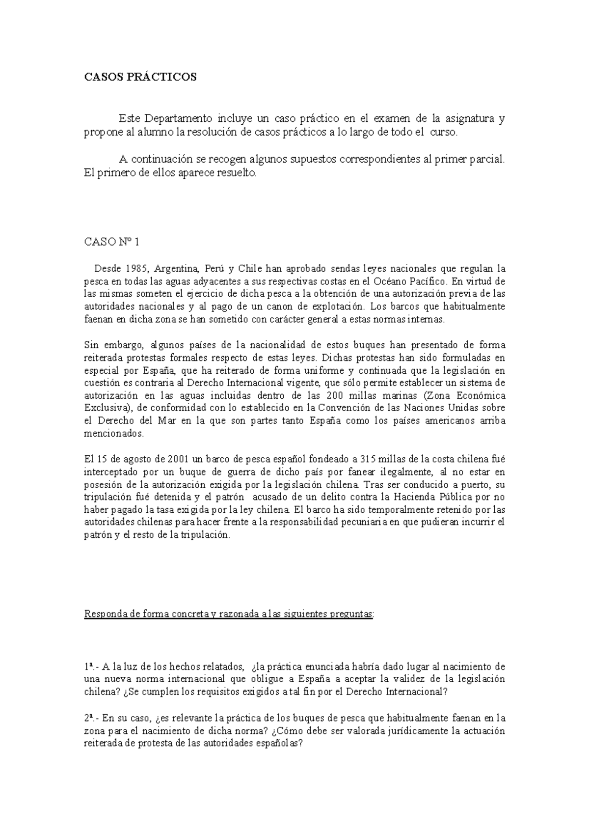 Caso Práctico Marítimo: Análisis Legal y Resolución de Conflictos ...