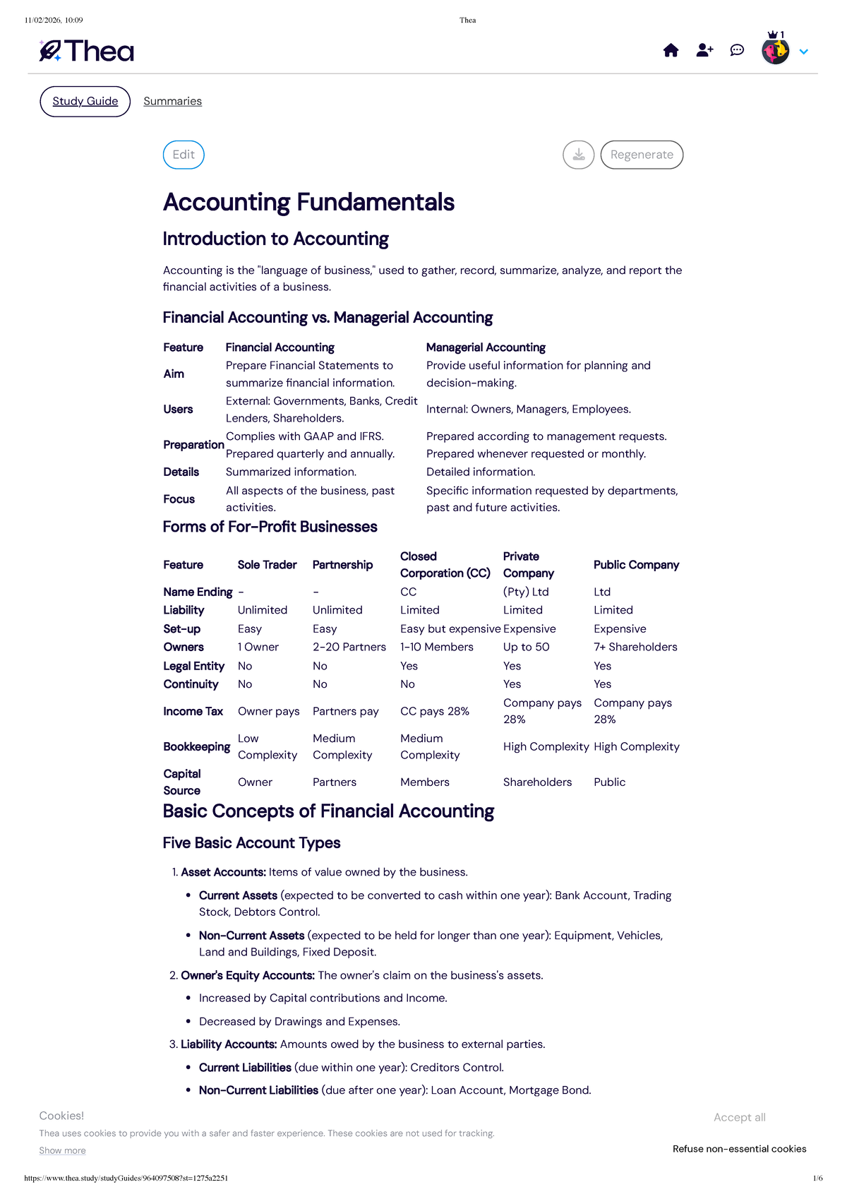 ACCT101: Study Guide on Financial Accounting Fundamentals - Studocu