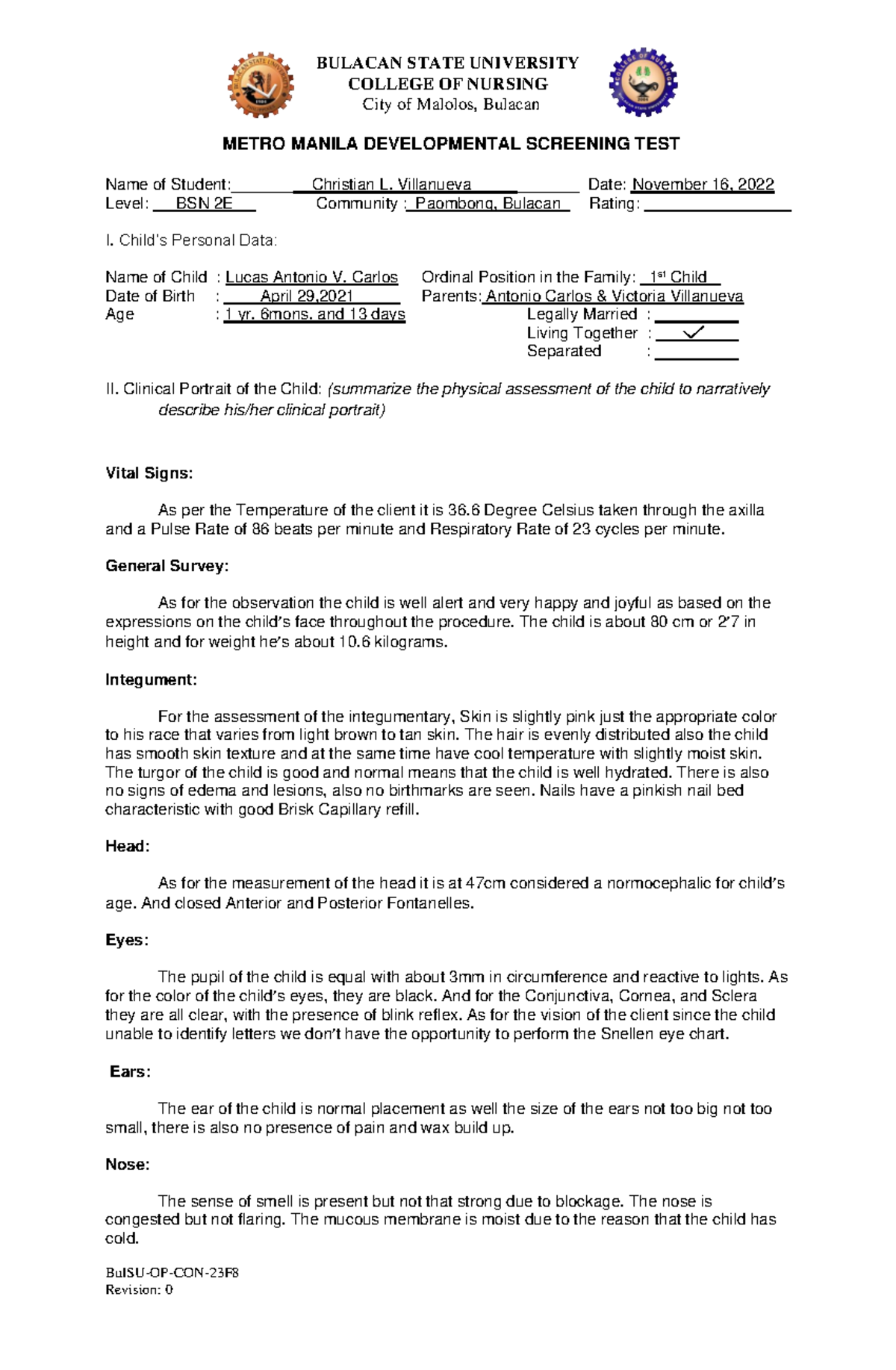 Villanueva Christian L. BSN 2E Gr. 4 Mmdst-Form - BulSU-OP-CON-23F ...