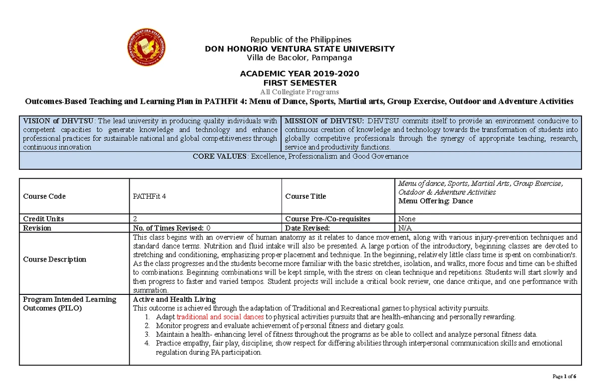 Introduction to Pathfit - Physical Activity towards Health and Fitness ...