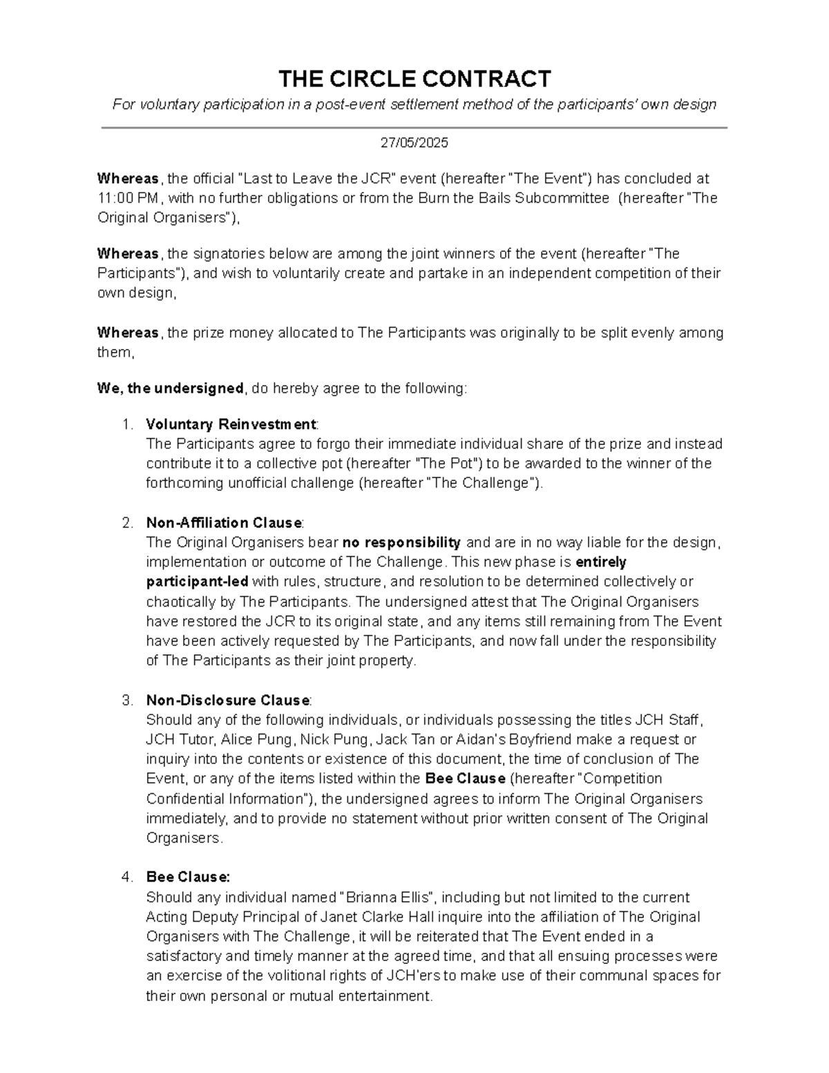 Revised CIRCLE Contract for Voluntary Participation in Prize Challenge ...