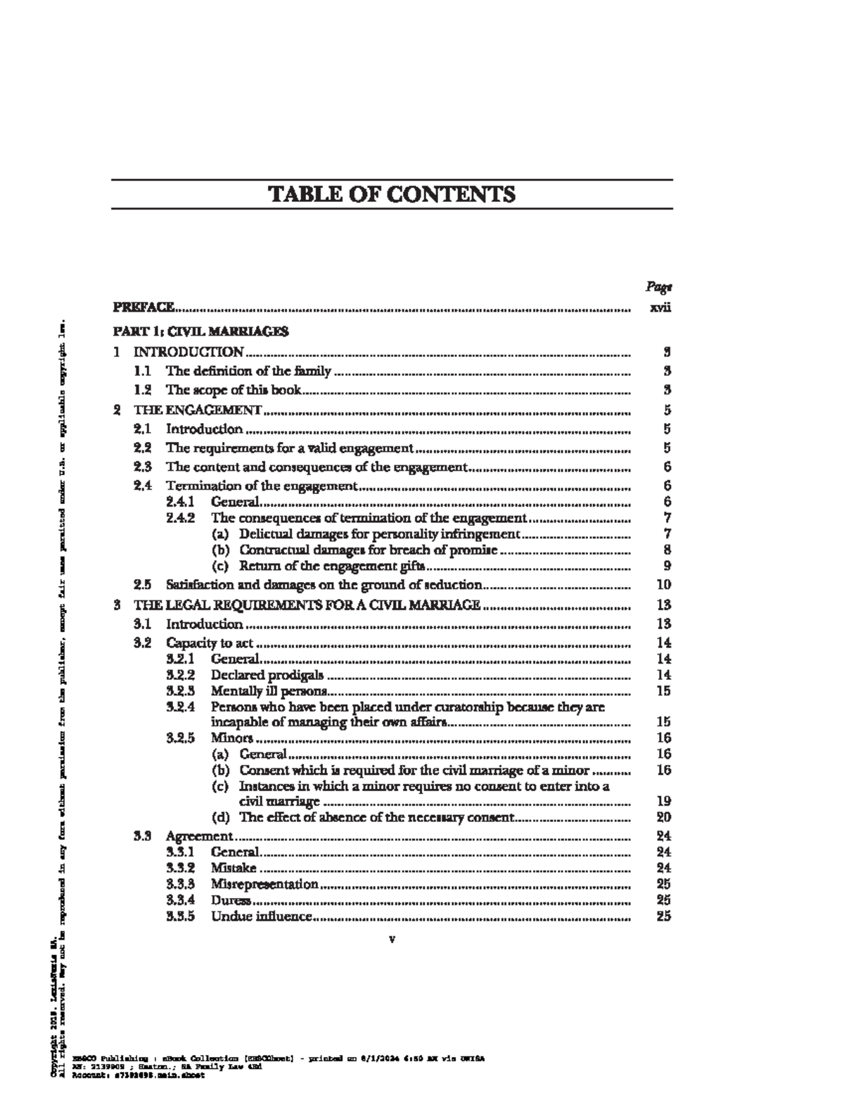 Table OF Contents - TABLE OF CONTENTS Page PREFACE xvii PART 1: CIVIL ...