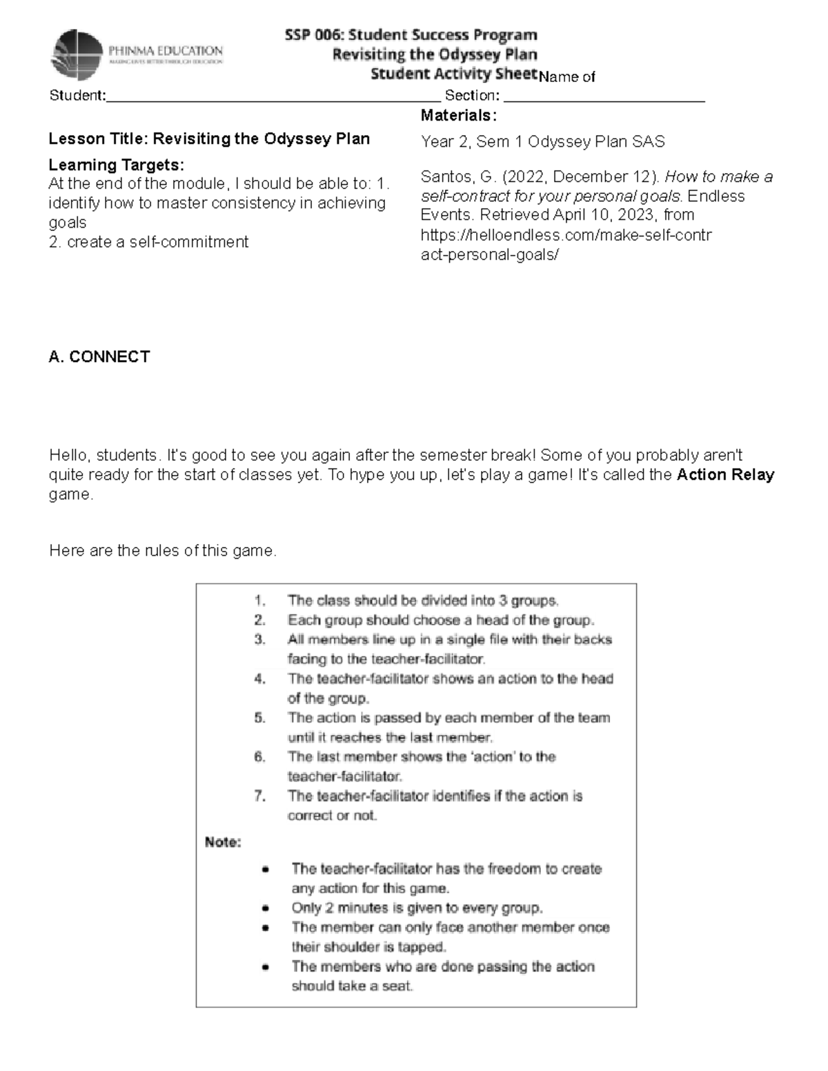 Revisiting the Odyssey Plan: Mastering Consistency for Goals (SSP 006 ...