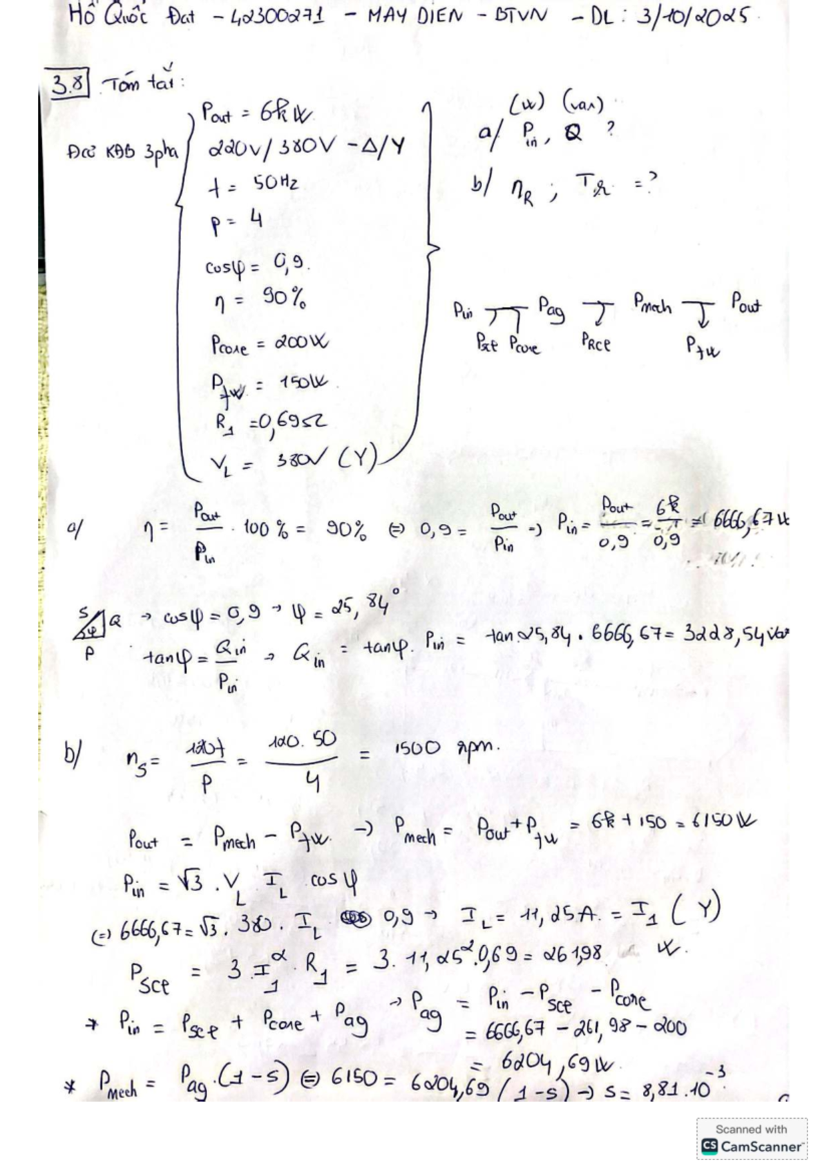 Ho Q110c May Dien Tuan6: Detailed Analysis of 3-Phase Systems - Studocu