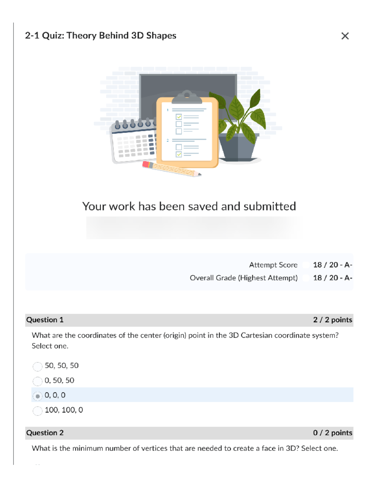CS-330 Module 2 Quiz: Understanding 3D Shapes Theory and Concepts - Studocu