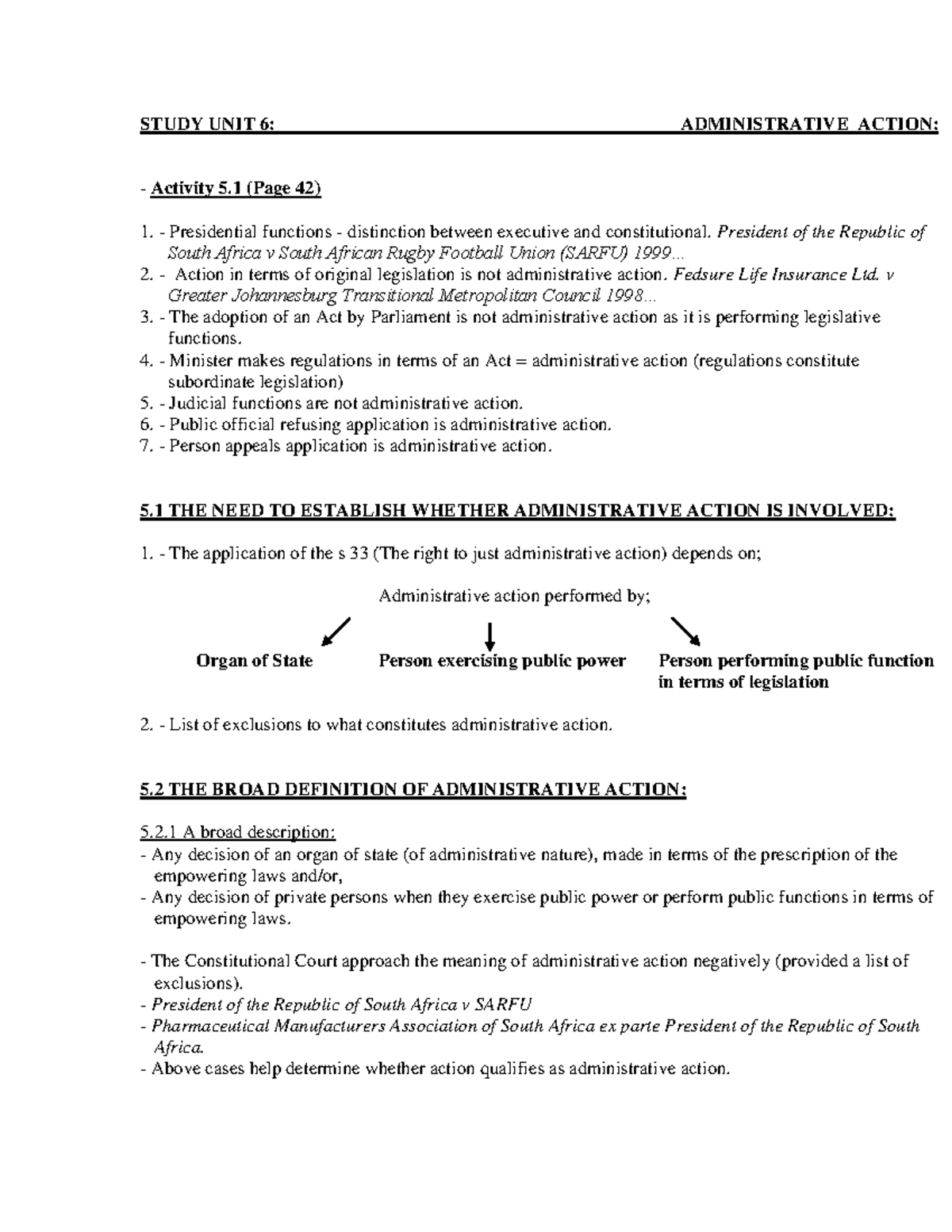 ADL2601 6 Understanding Valid Administrative Action Requirements - Studocu