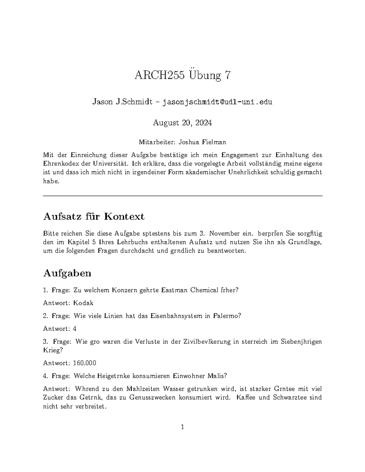 ARCH255 Übung 7 - Analyse von 2D/3D Software für Brücken - Studocu