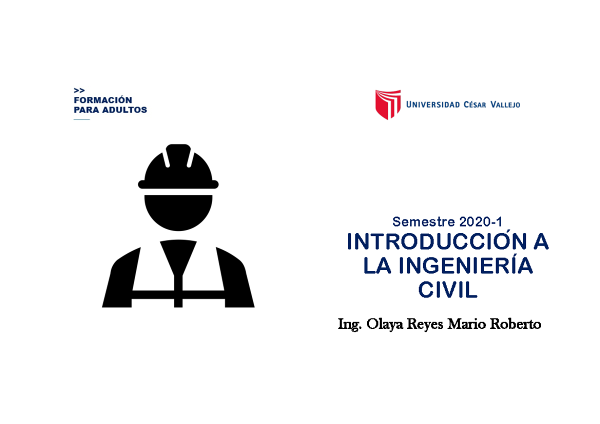 V.- Proctor Modificado - Semestre 2020- 1 INTRODUCCIÓN A LA INGENIERÍA ...