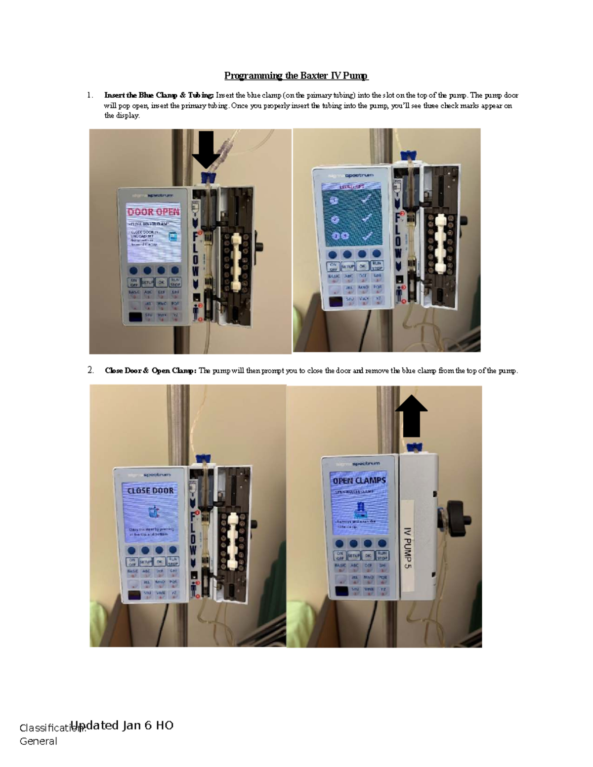 How to Program the Baxter IV Pump: Step-by-Step Guide - Studocu