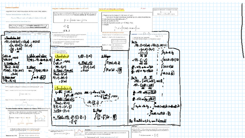 Intégrale Curviligne et Champs Vectoriels - Math 165 Notes Exam - Studocu