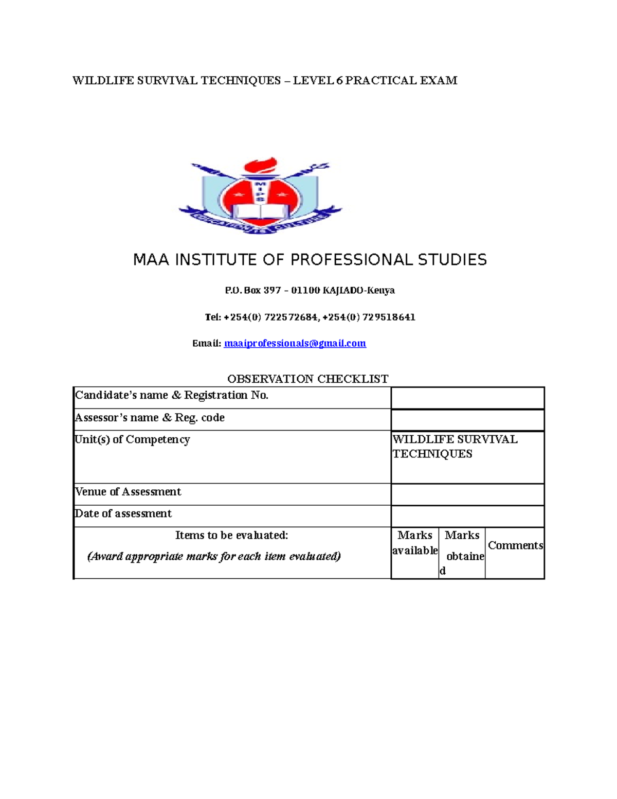 Plant Taxonomy Level 6 Practical Exam Notes - Studocu