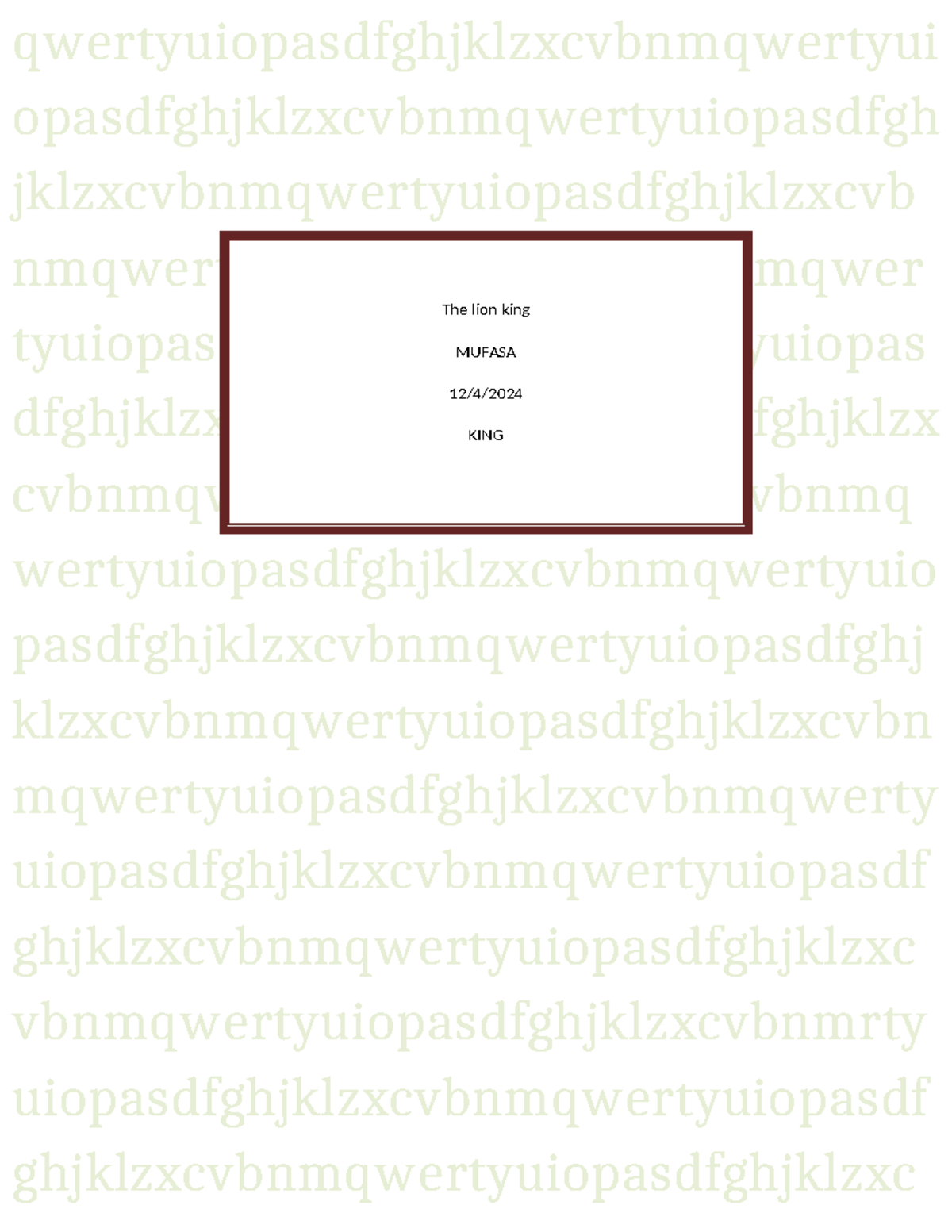 AKK The Lion King: A Study of Simba's Journey and Themes - Studocu