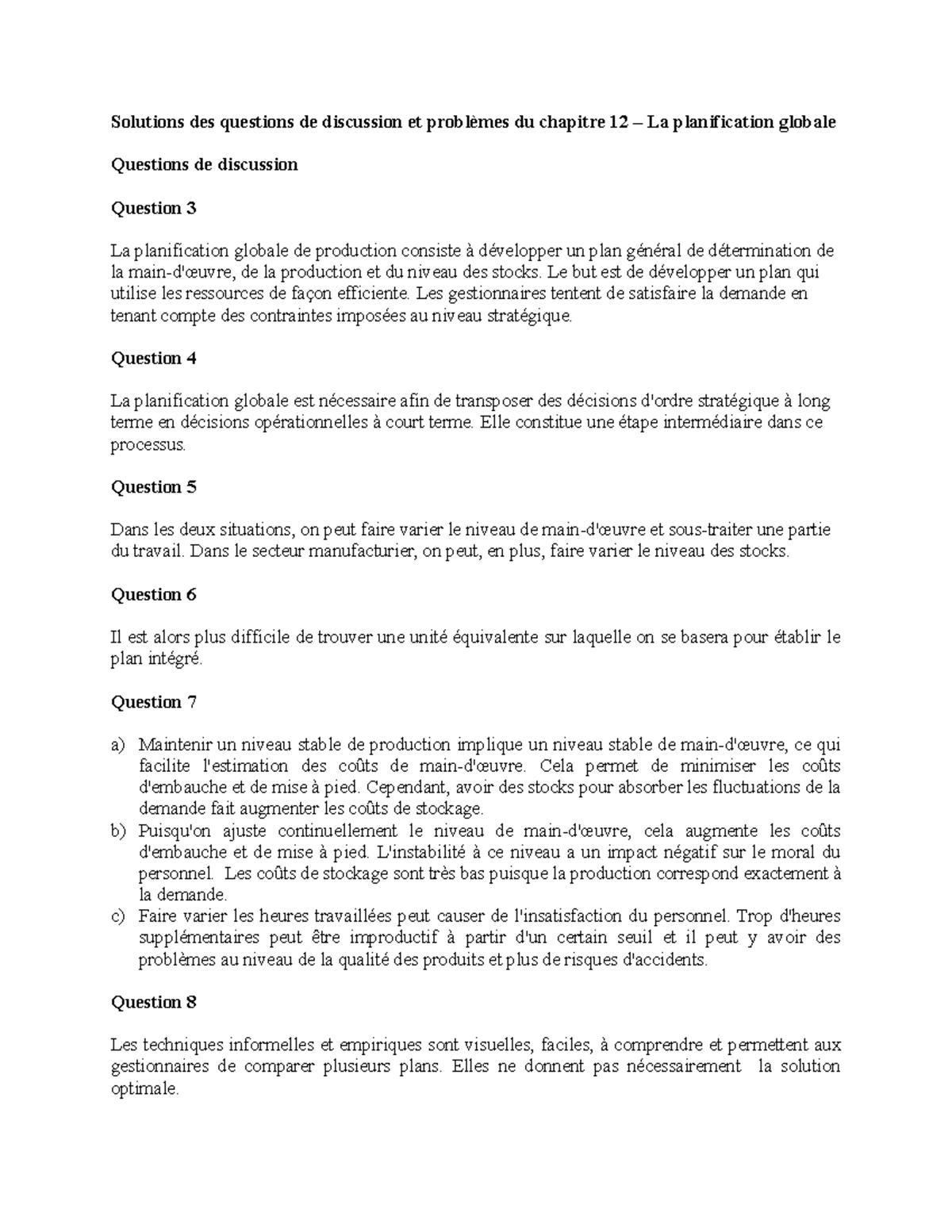 Chap 12 Plans cours 11 & 12 - Solutions des questions de discussion et ...