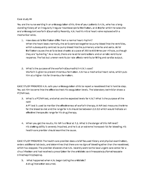 Heart-Failure case study - Case Study Question 1 of 6 The nurse cares ...