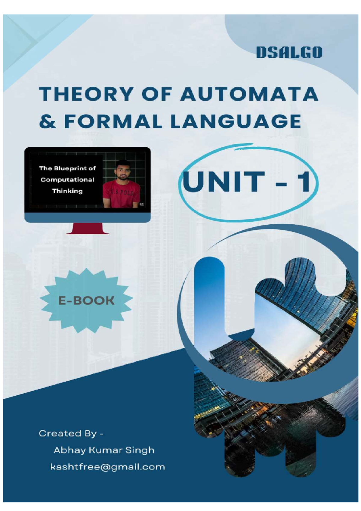 Automata Theory: Concepts and Applications (CS 101 - Lecture Notes ...