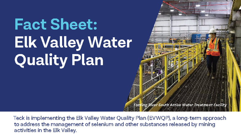 Teck EVWQP Fact Sheet: Fording River South Water Treatment Facility ...
